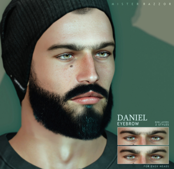 Second Life Marketplace - [MR] Daniel Eyebrow for EvoX Heads